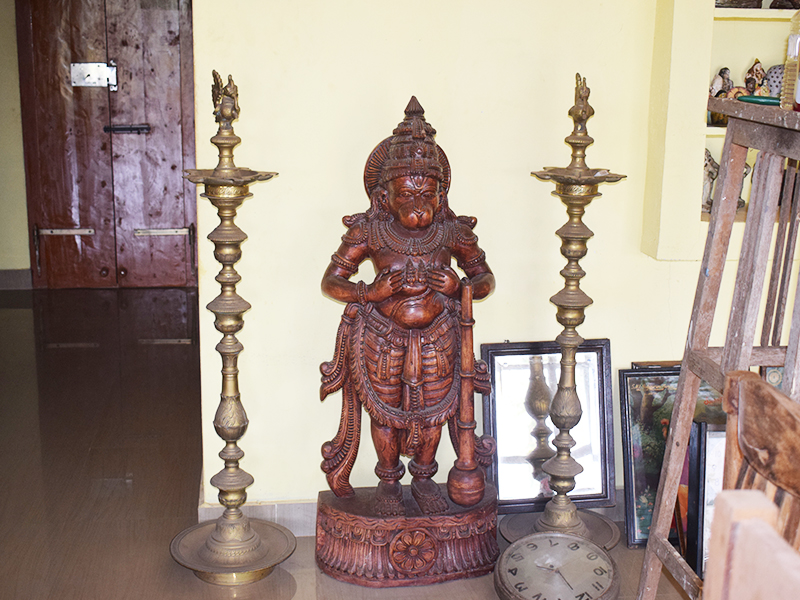 High Quality Chettinad Wooden Pillars